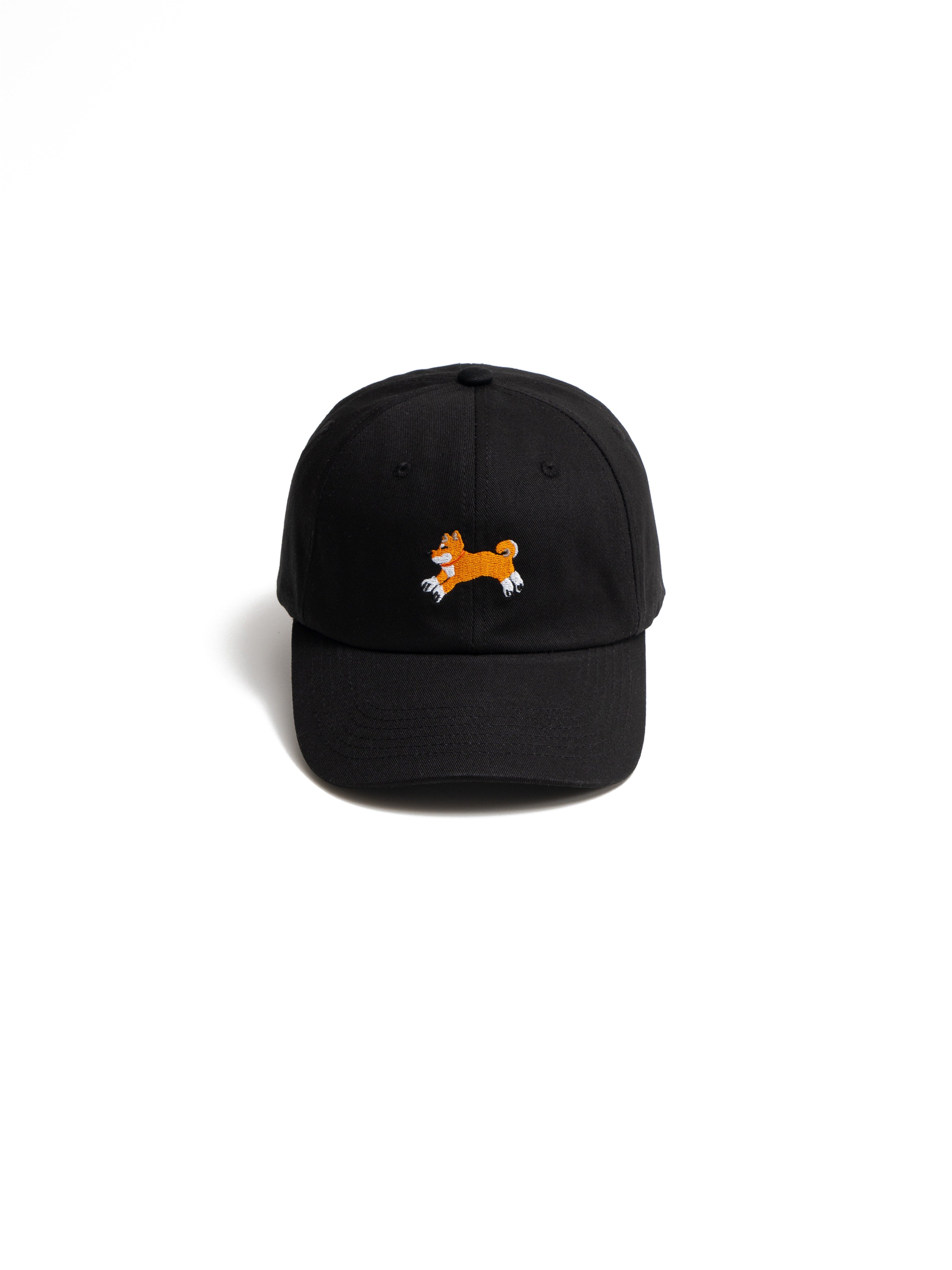 26 Club Shiba Inu Dog Embroidered Baseball Cap – Iconic Black | SHIBA ...